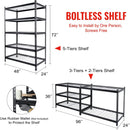 WORKPRO 5-Tier Metal Shelving Unit, Heavy Duty Adjustable Storage Rack